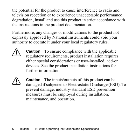 National Instruments (NI) NI 9505 Full-Bridge Analog Input Module: Complete Technical Guide and ...